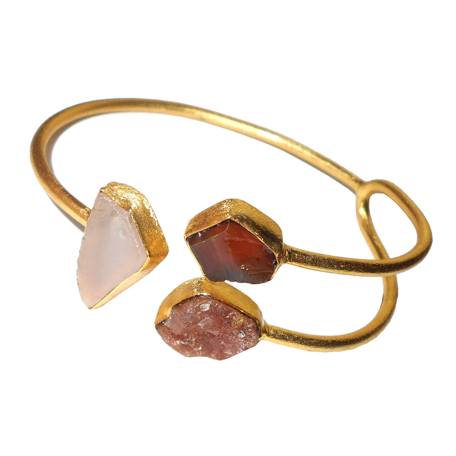 Rose quartz, Carnelian, Sunstone D - RBB981- Handmade gemstone ...